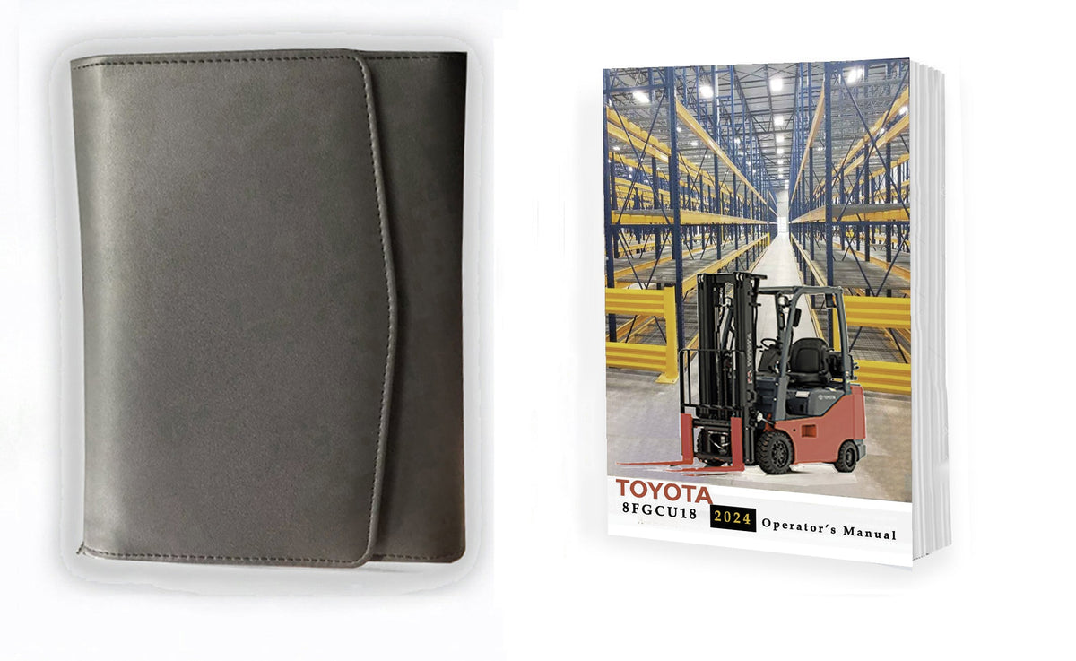 Operator's Manual 2024 Toyota Forklift Model - 8FGCU18 Manual Book & C ...
