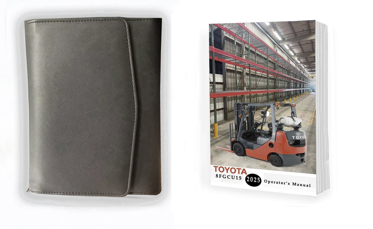 Operator's Manual 2025 Toyota Forklift Model - 8FGCU15 Manual Book & C ...